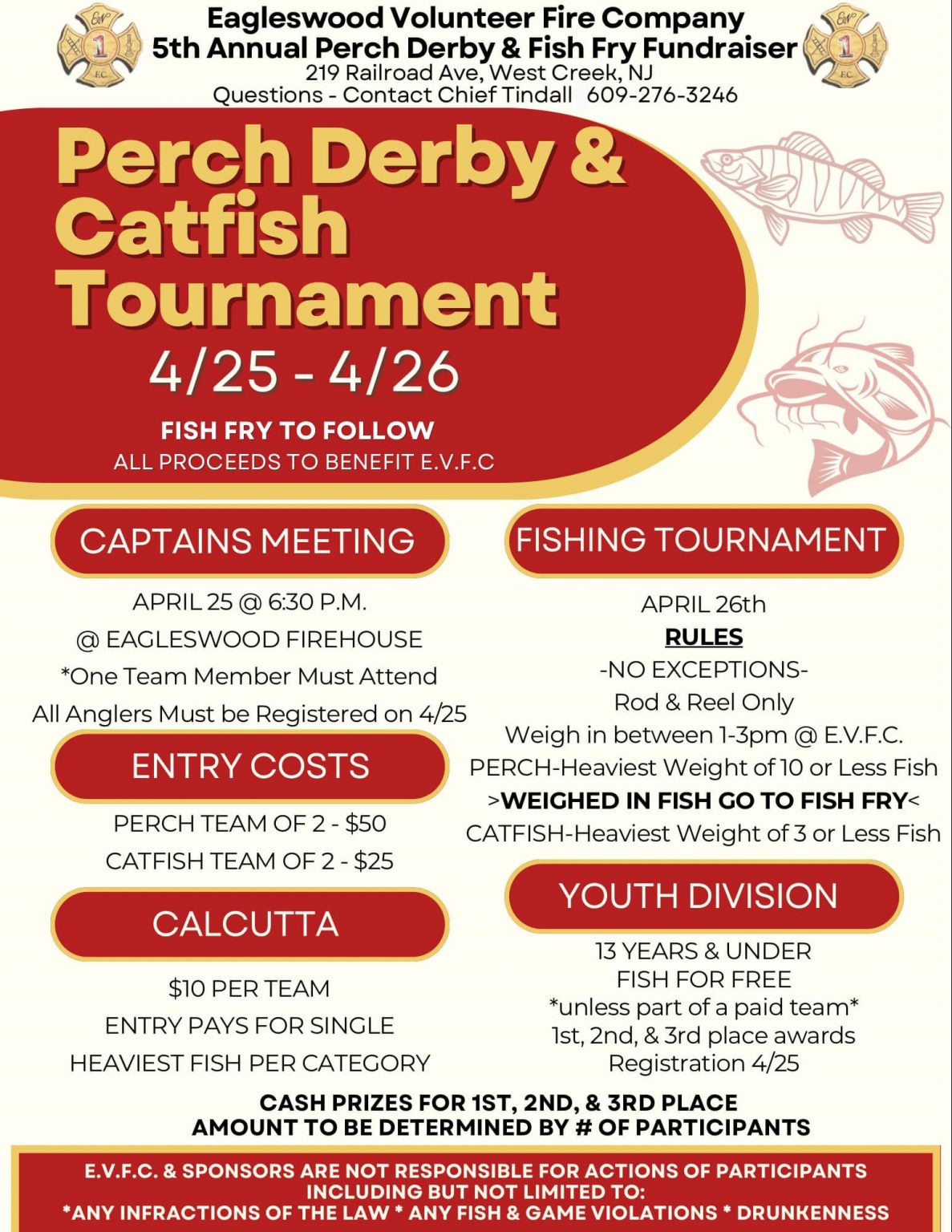 Perch Derby & Catfish Tournament