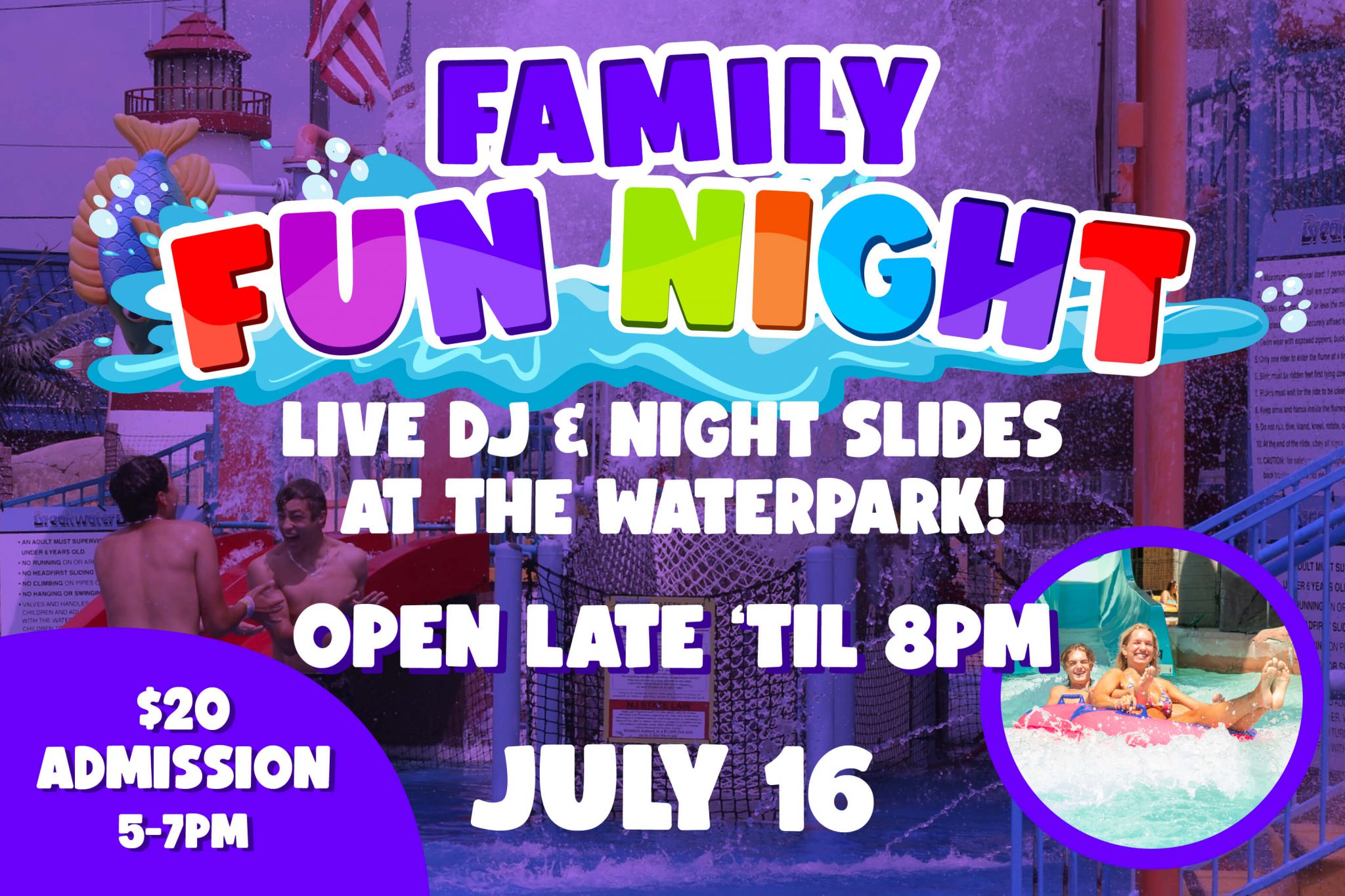 Family Fun Night SlidesOcean County Tourism
