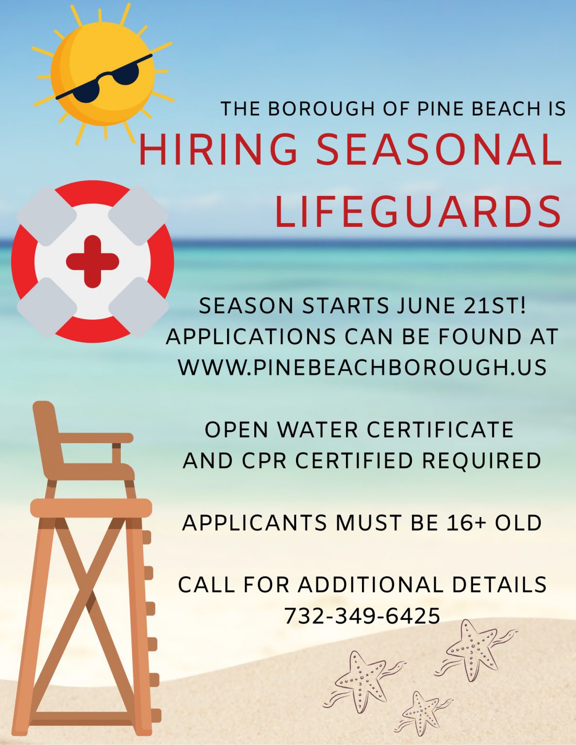 Seasonal Lifeguards | Ocean County Tourism